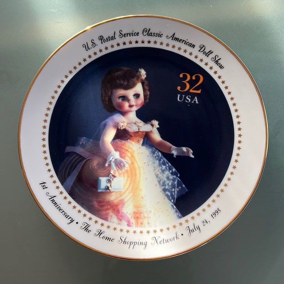 Other | Us Postal Service Collector Plate American Doll Show | Poshmark